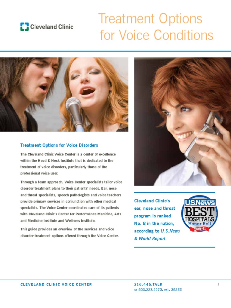 Voice Treatment Guide | PDF | Larynx | Singing