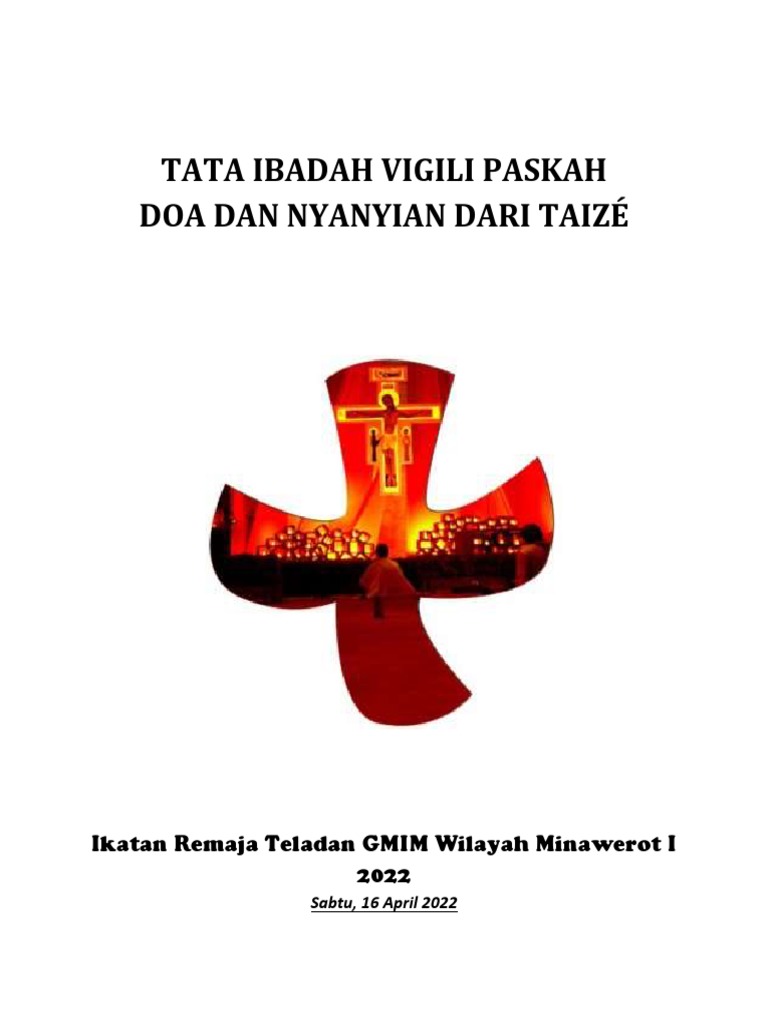 Tata Ibadah Retreat Vigili Paskah Doa Nyanyian Taize | PDF | Agama & Spiritualitas