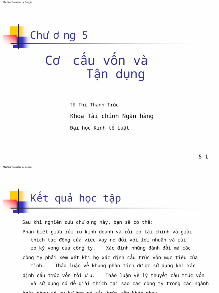 Chapter 5 Leverage Capital Structure - V2 FM14 | PDF