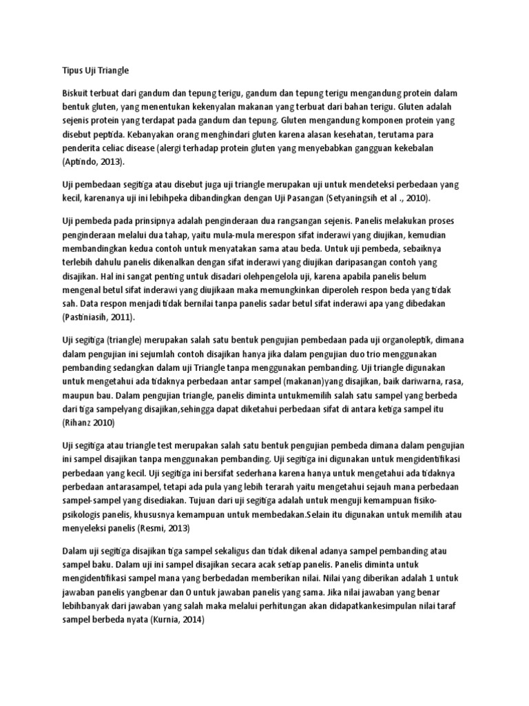 Tipus Uji Triangle | PDF