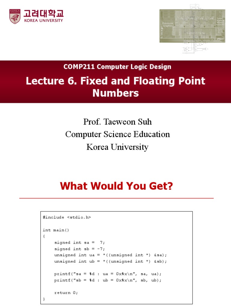 Fixed & Floating Point | PDF | Binary Coded Decimal | Encodings
