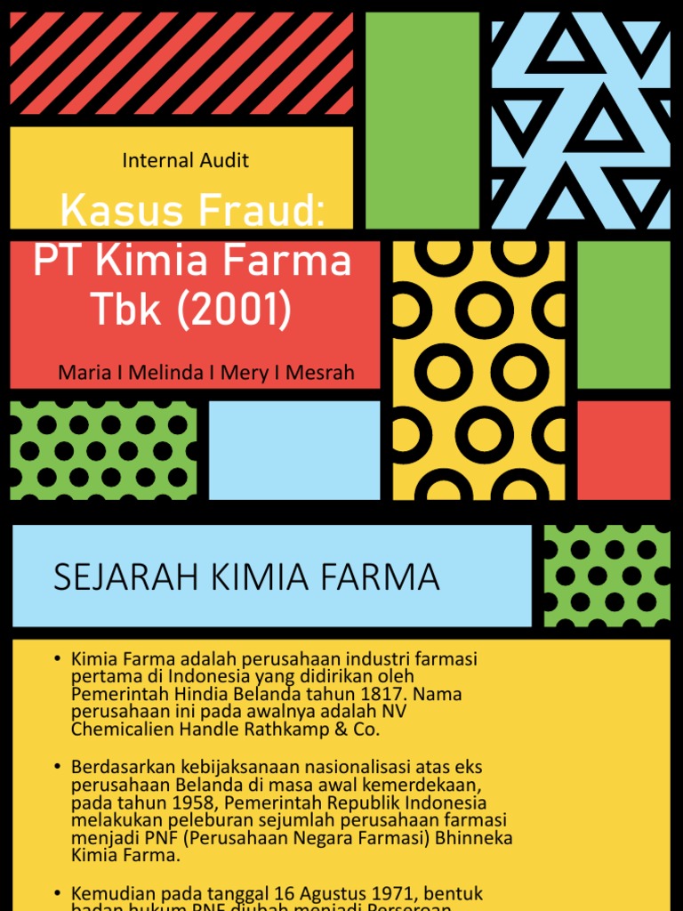Kasus Fraud Kimia Farma TBK 2001 | PDF