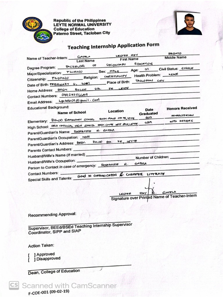Gatela - Application Form | PDF