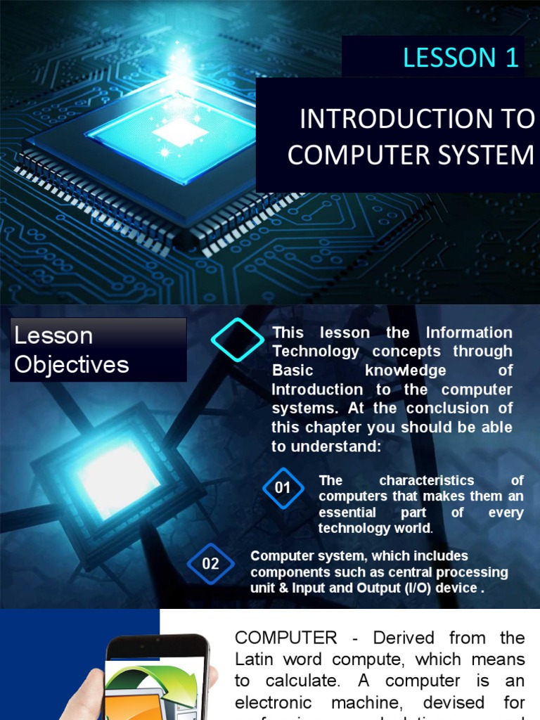Chapter 1 Introduction To Computer System | PDF | Integrated Circuit | Electronics