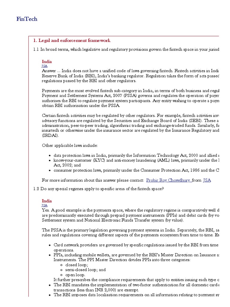 Fintech Mondaq Guide | PDF | Foreign Exchange Market | Loans