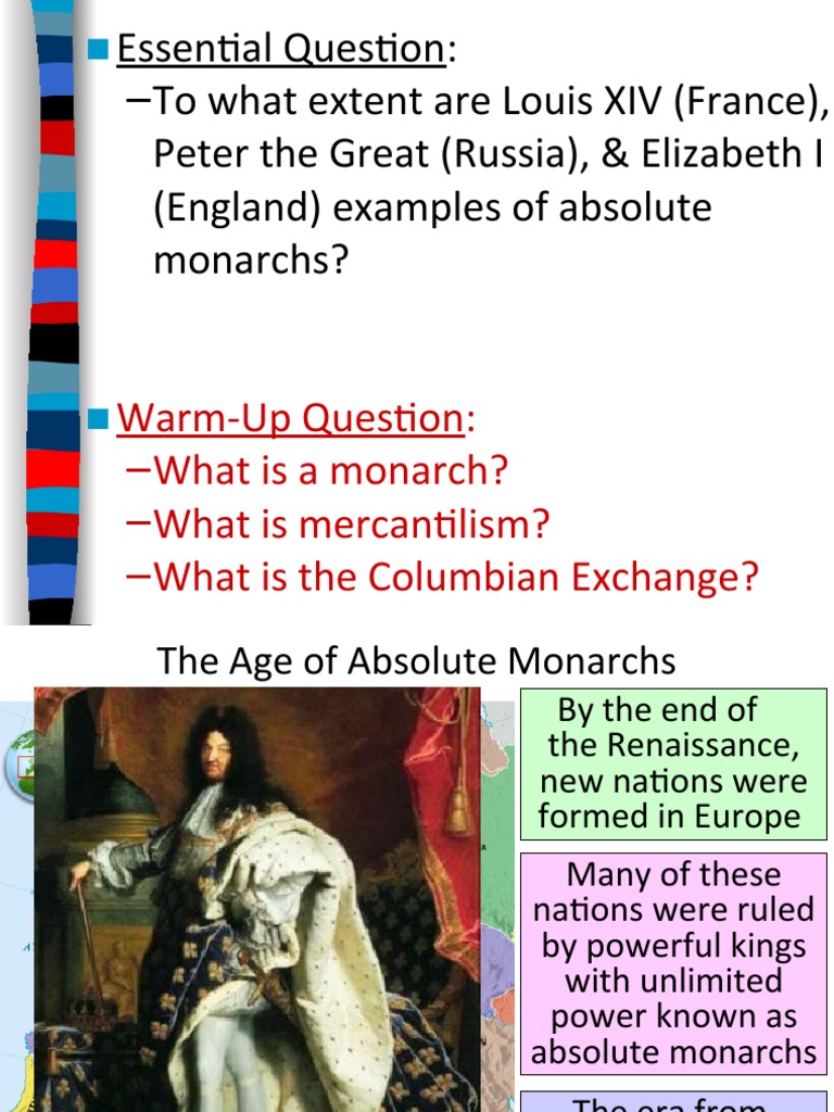 3 Absolute Monarchs | PDF | Absolute Monarchy | Monarchy
