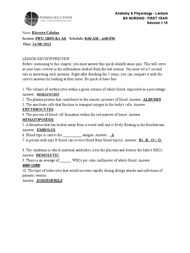 Cabalan Sas-Lecture#15 | PDF | Heart Valve | Atrium (Heart)
