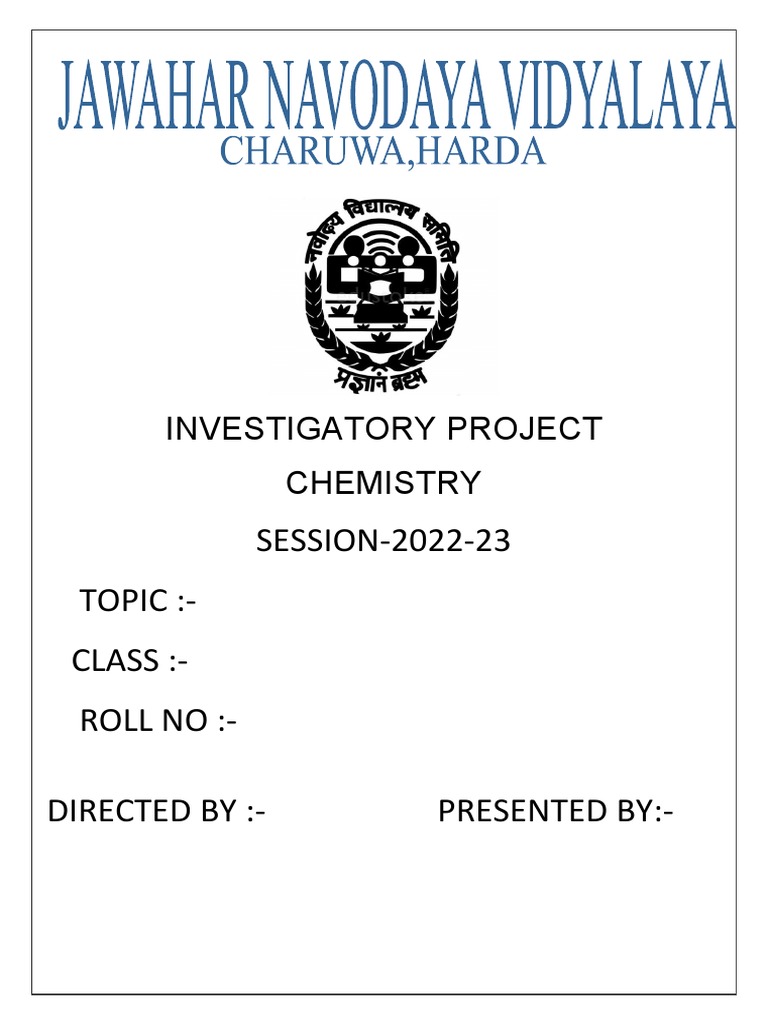 Project Work (Physics) Class 12 | PDF