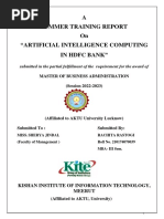 Project Report On Data Analytics | PDF | Analytics | Data Analysis