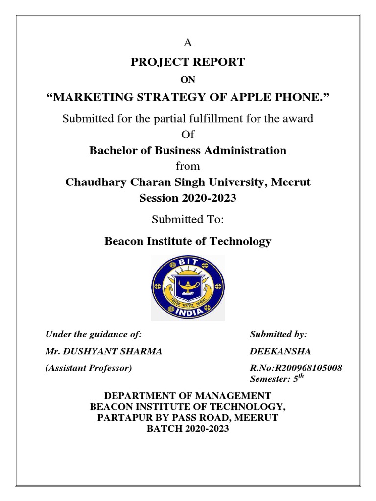 Marketing Strategy of Apple Phone | PDF | I Pod Touch | I Pod