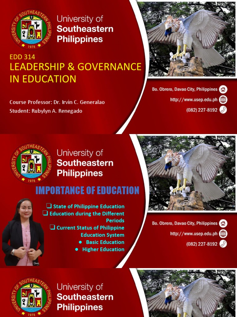 EDD314 - Renegado - Reporting - The Importance of Education - FINAL ...