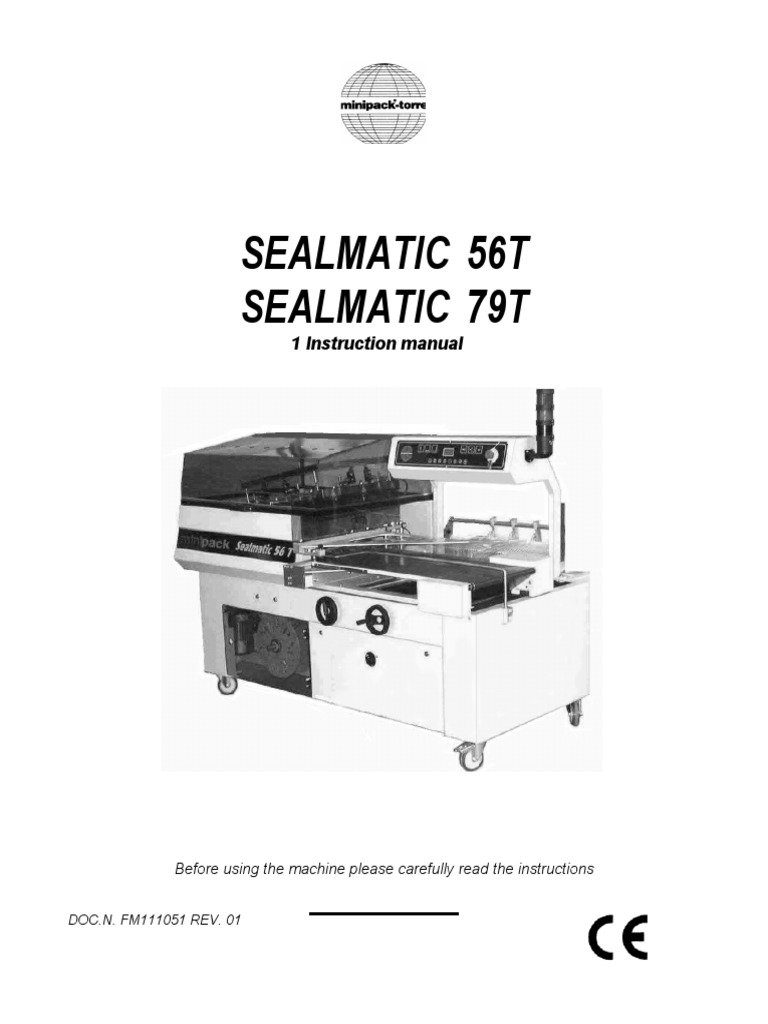 MiniPack Sealmatic - 56T-79T | PDF | Safety | Light Emitting Diode