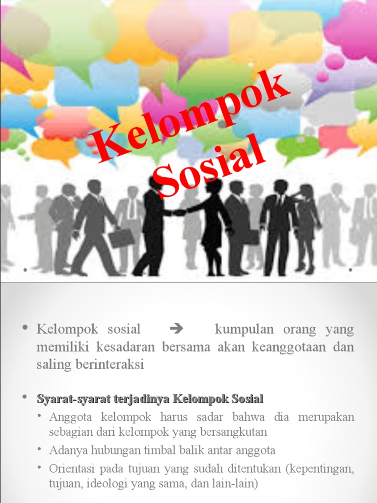 Kelompok Sosial | PDF