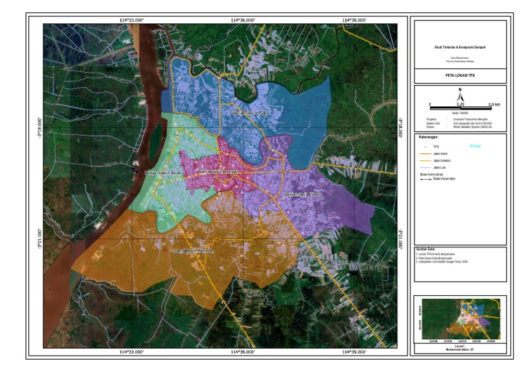 Peta Lokasi TPS Kota Banjarmasin | PDF