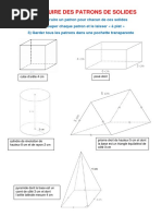 Patron cube à imprimer et découper | PDF