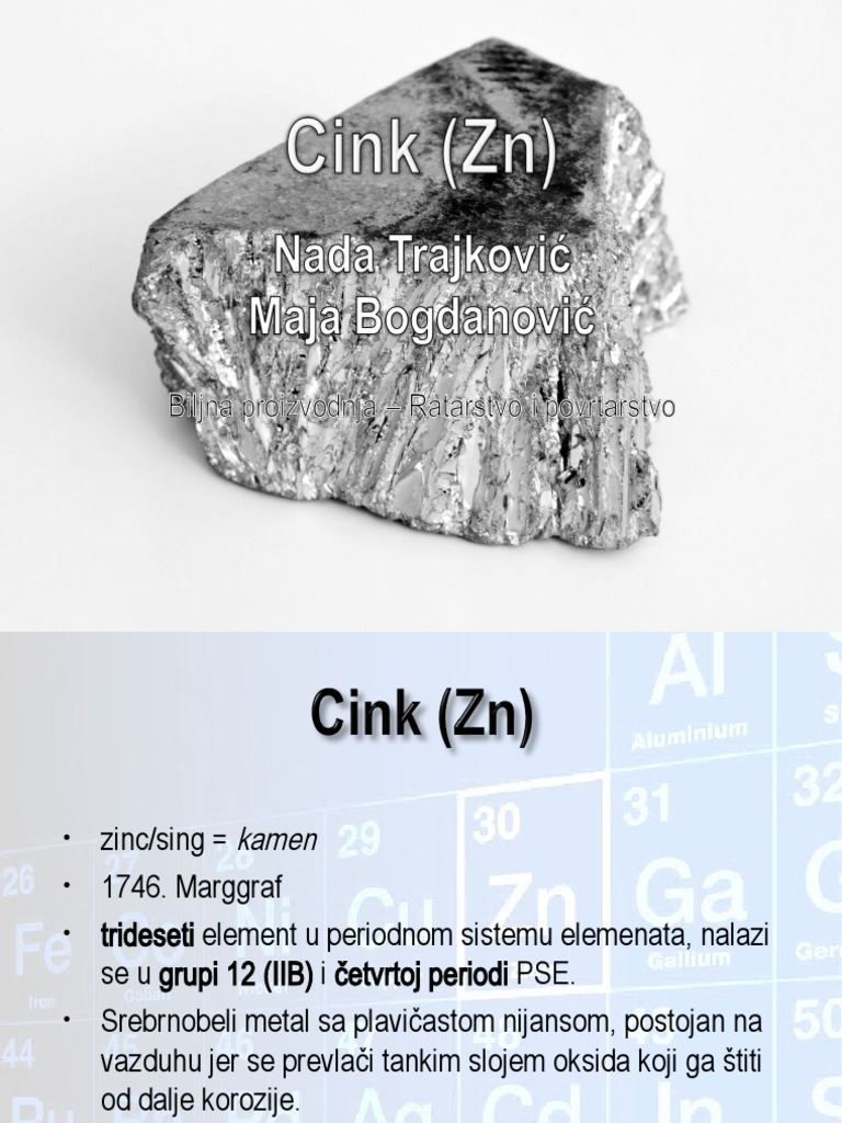Cink (ZN) | PDF