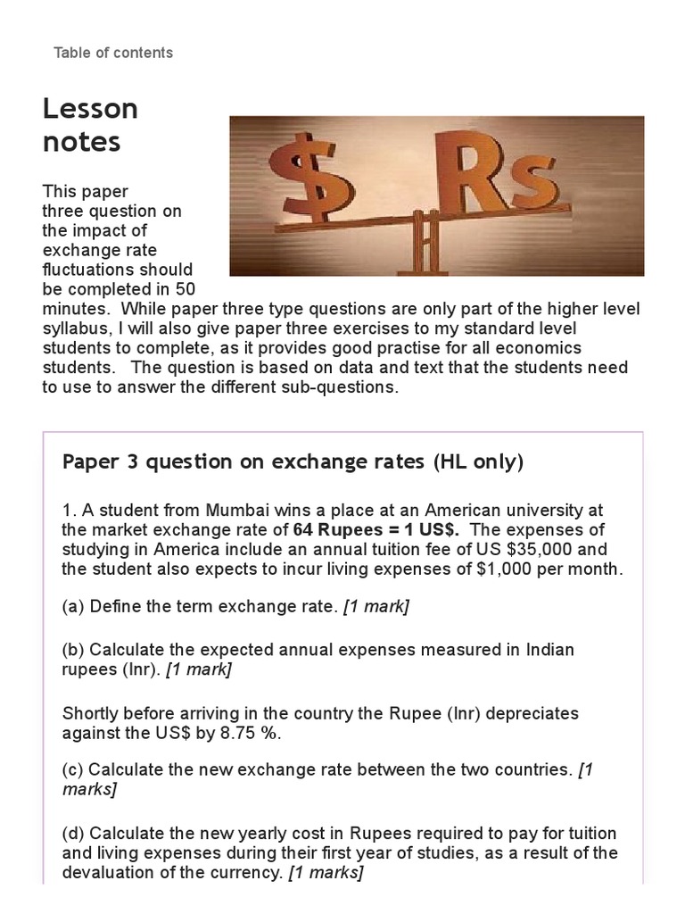 HLP3 4.5 ER Practice Question InThinking | PDF | Exchange Rate | Euro