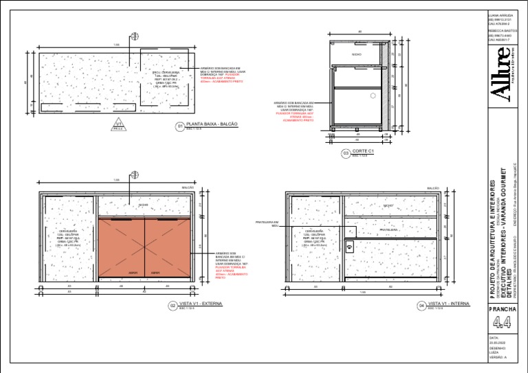Planta Baixa - Balcão 01 V1: Prancha | PDF