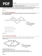 Example of Network Diagram Questions | PDF | Analysis | Applied Mathematics