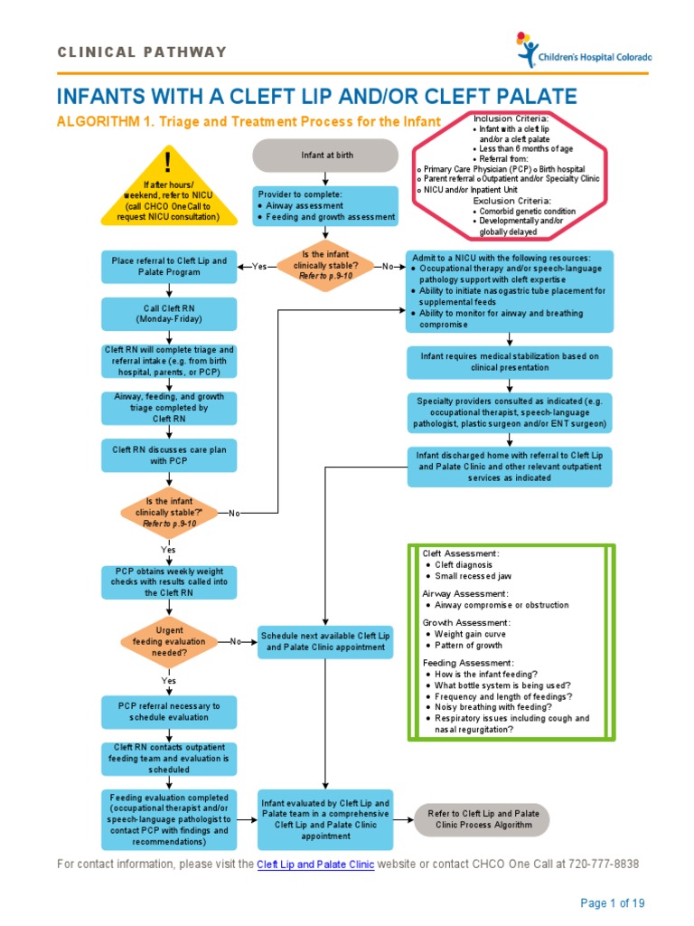 Cleft Lip or Palate | PDF | Neonatal Intensive Care Unit | Sleep Apnea