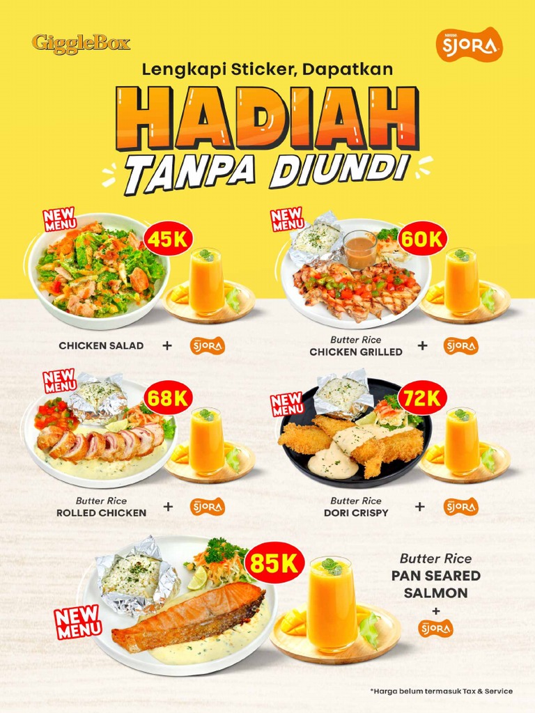 Menu Gigglebox Bandung-Compressed | PDF
