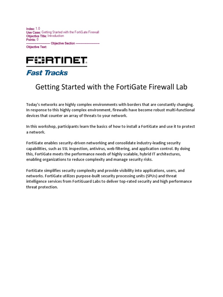 Lab - Guide FortiGate Firewall | PDF | Command Line Interface ... Lab - Guide FortiGate Firewall | PDF | Command Line Interface ...