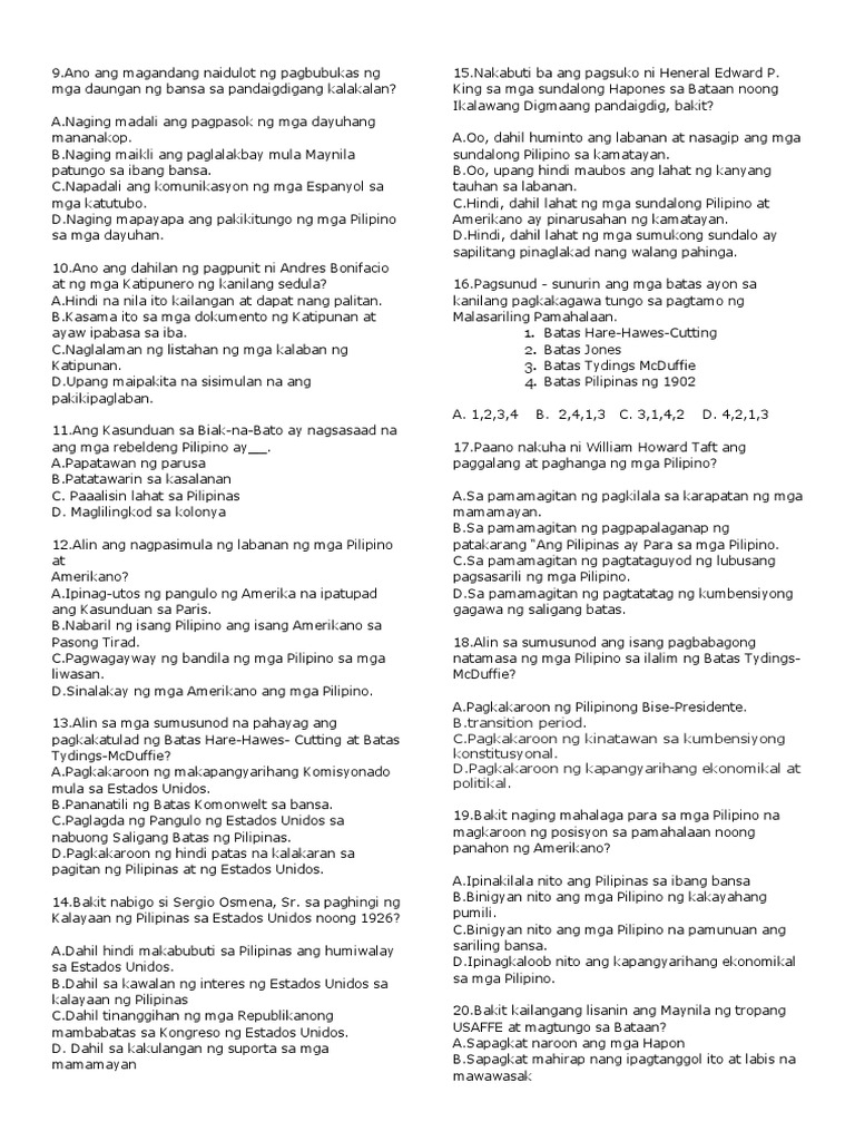 Araling Panlipunan 6 Edited | PDF