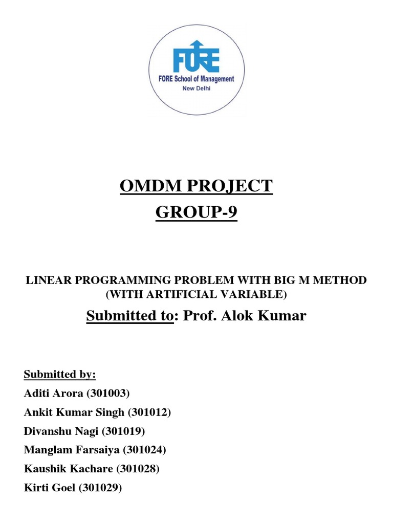 Operations Management and Decision Making | PDF | Mathematical Optimization