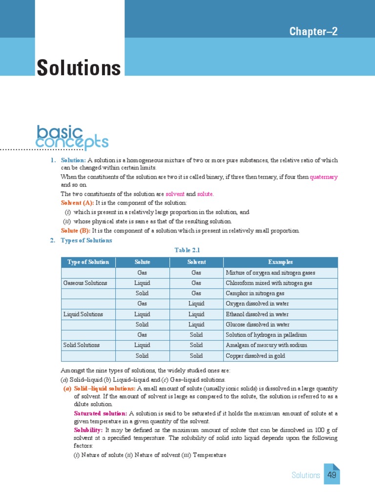 Mcq-Sol, Elctro, Chemical Kine PDF | PDF | Osmosis | Solubility