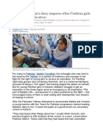 A Schoolgirl's Diary From I AM MALALA | PDF | Malala Yousafzai