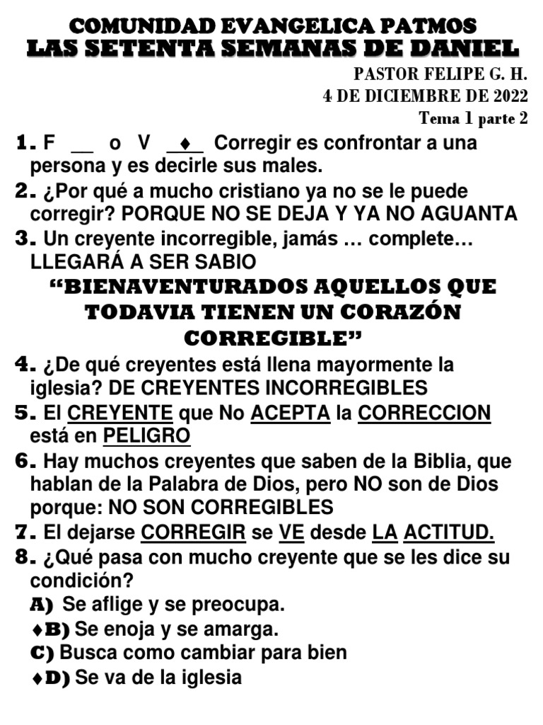 Las Setenta Semanas de Daniel Ii Letra Grande | PDF | Jerusalén