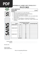 Peperiksaan pertengahan tahun SAINS F3 2024 | PDF