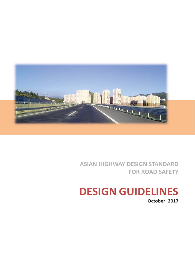 Asian Highway Road Safety Guidelines | PDF | Speed Limit | Road