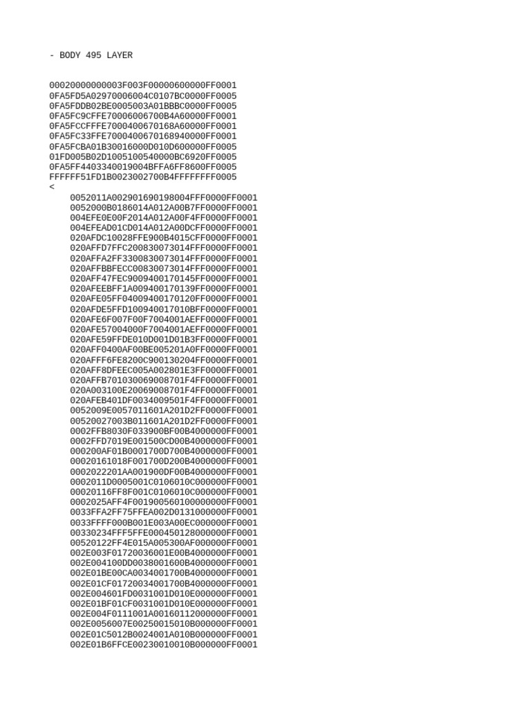 Hexadecimal Data Sequence Analysis | PDF | Business | Home & Garden