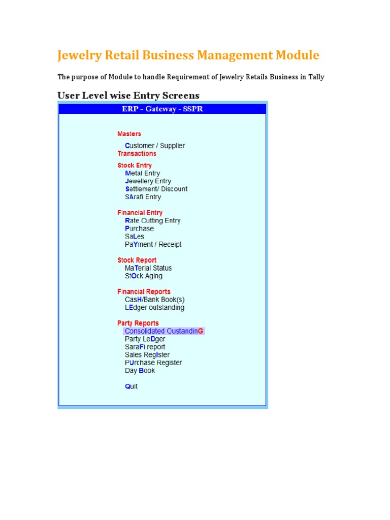 Jewels Module | PDF | Jewellery | Money