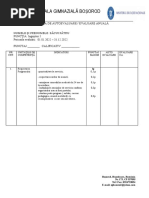 Model Adresa de Inaintare Documente | PDF