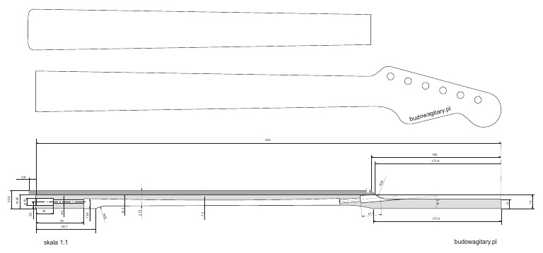 Stratocaster Neck Dimensions Guide | PDF