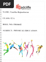Practical File 2024 Physical Education Class 12 | PDF