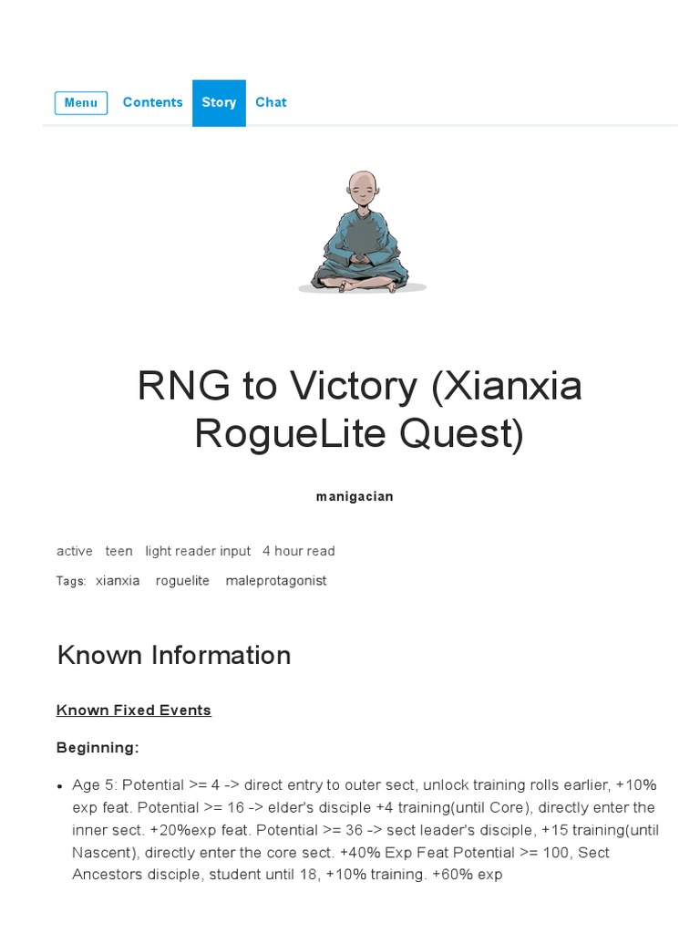 RNG-to-Victory-Xianxia-RogueLite-Quest - Info | PDF