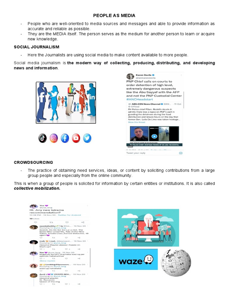 People as Media: Social Journalism & Crowdsourcing | PDF