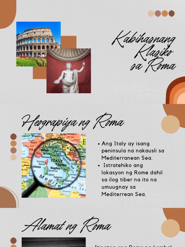 Week 2 - Kabihasnang Klasiko Sa Roma | PDF