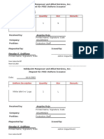 Per Diem Form | PDF