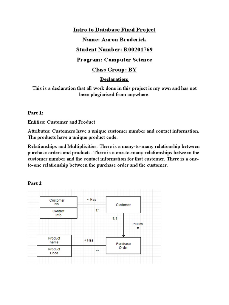 Intro To Database Final Project R00201769 | PDF | Computing ... Intro To Database Final Project R00201769 | PDF | Computing ...