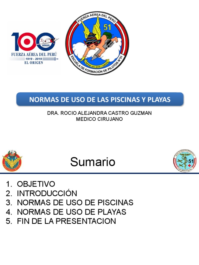 Normas de Uso de Piscinas y Playas | PDF | Piscina