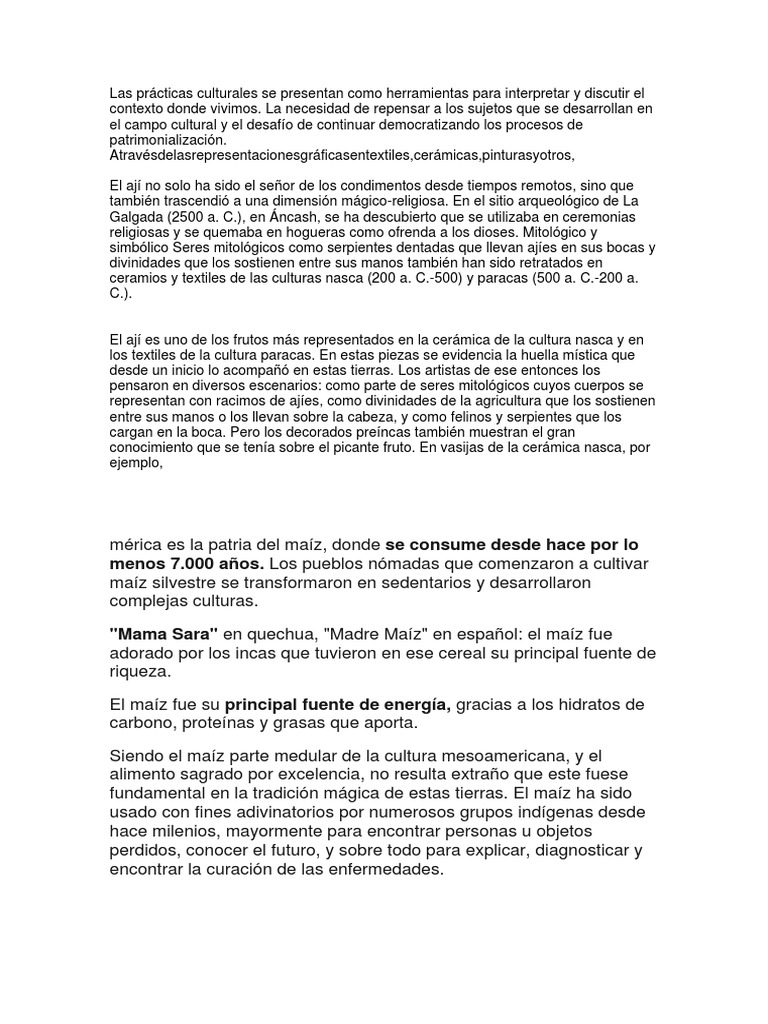 Las Prácticas Culturales Se Presentan Como Herramientas para ...