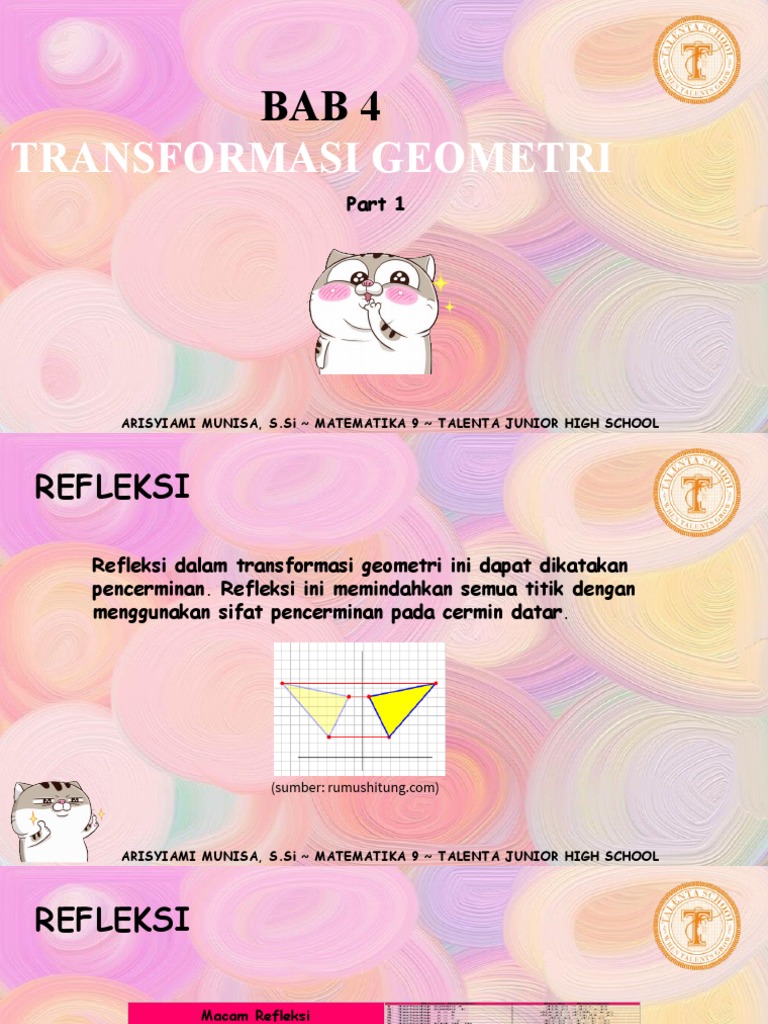 Matematika-9-Bab 4 - Transformasi Geometri | PDF