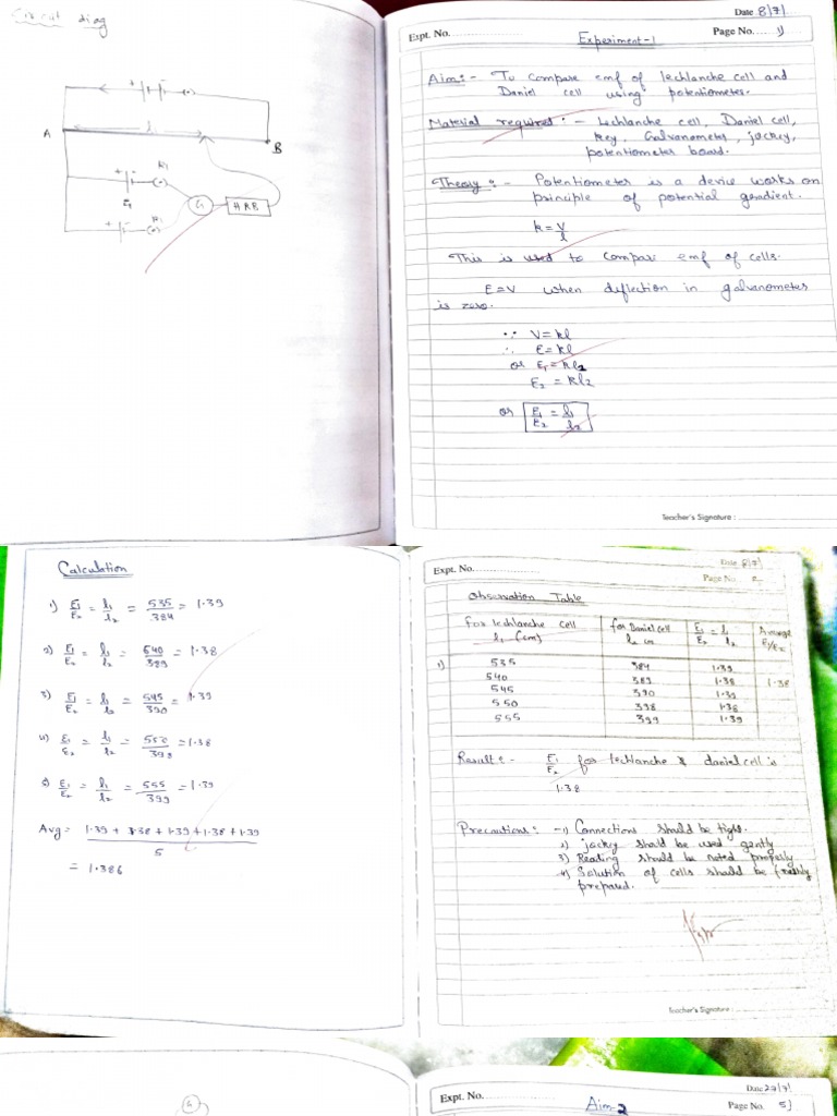 Cbse Physics Class 12 Practical Record | PDF