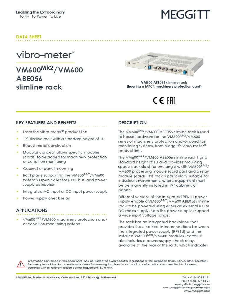 Datasheets - DS - ABE056-en VMS | PDF | Power Supply | Electrical Engineering