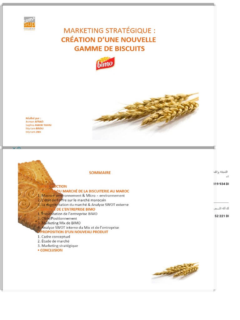 Réalisé Par - Asmae Afrad Sophia Amor Tijani Myriam Brou Myriam Zidi Marketing Stratégique ...