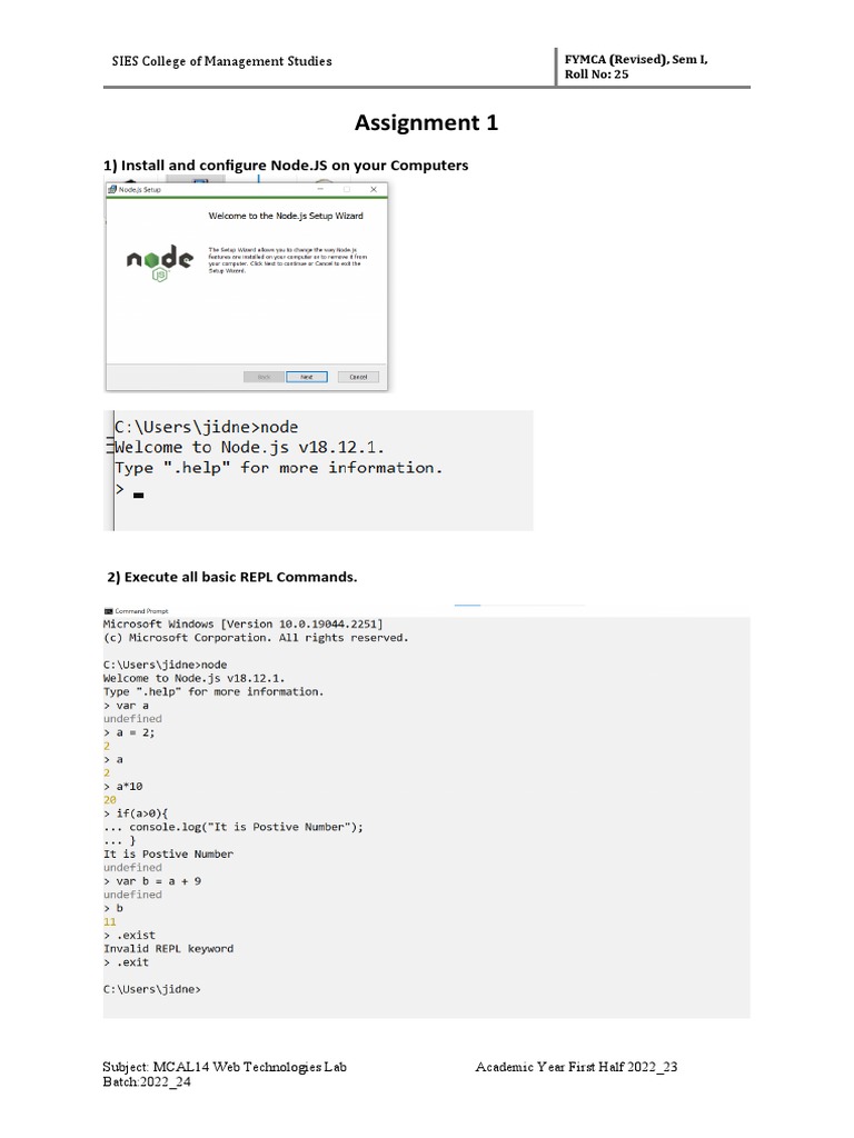 WT 01 | PDF | Area | Command Line Interface